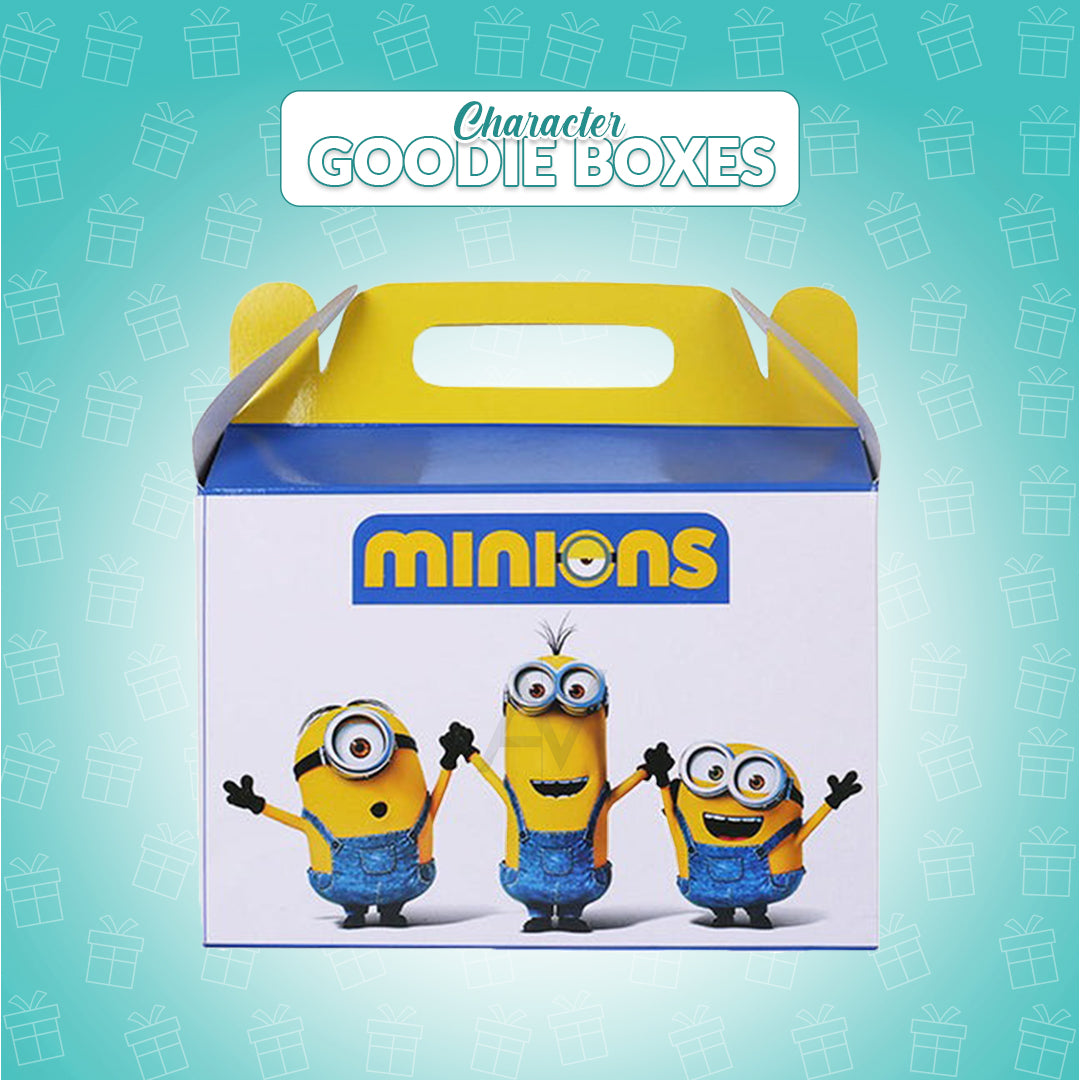 Pack of 10 - Minions Theme Goodie Boxes - Ali Akbar Decoration ...